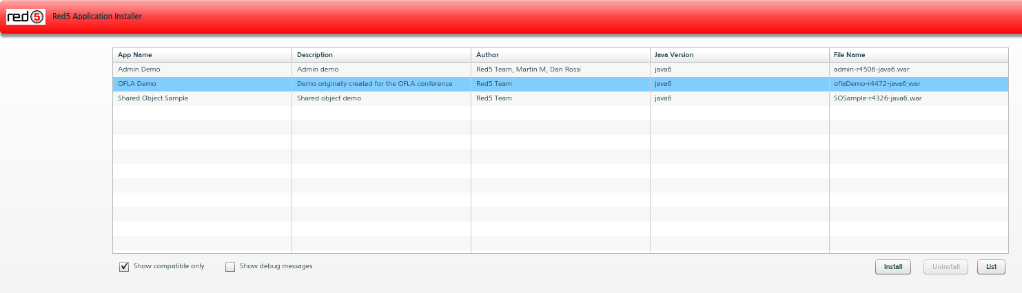 RED5 + RTMP 설치 및 세팅 방법 - 스마일서브 IDCHOWTO닷컴